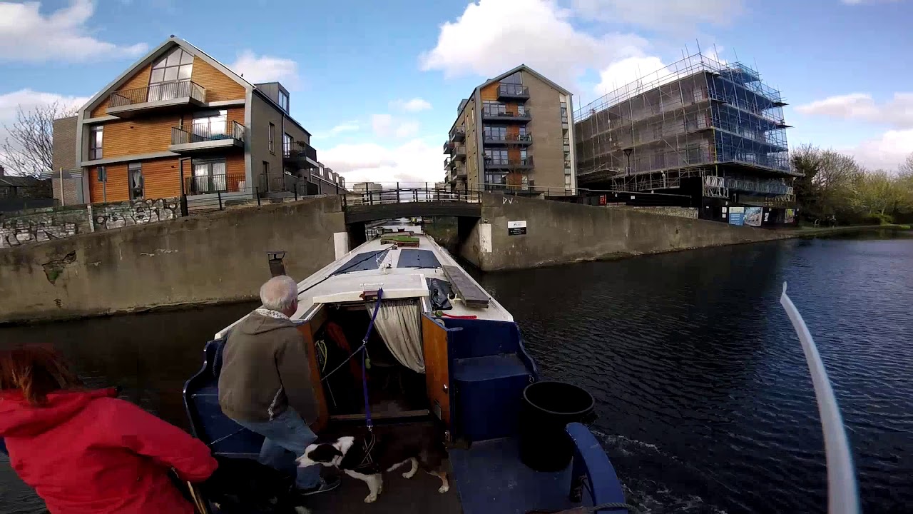 Regents Canal Broadway Market to Hackney Wick 4 minute time lapse - YouTube