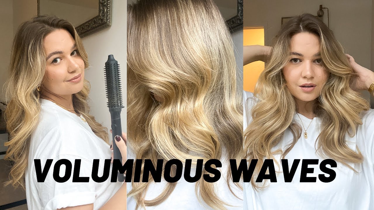 GHD RISE HAIR STYLING TUTORIAL + REVIEW | wavy voluminous hair - YouTube