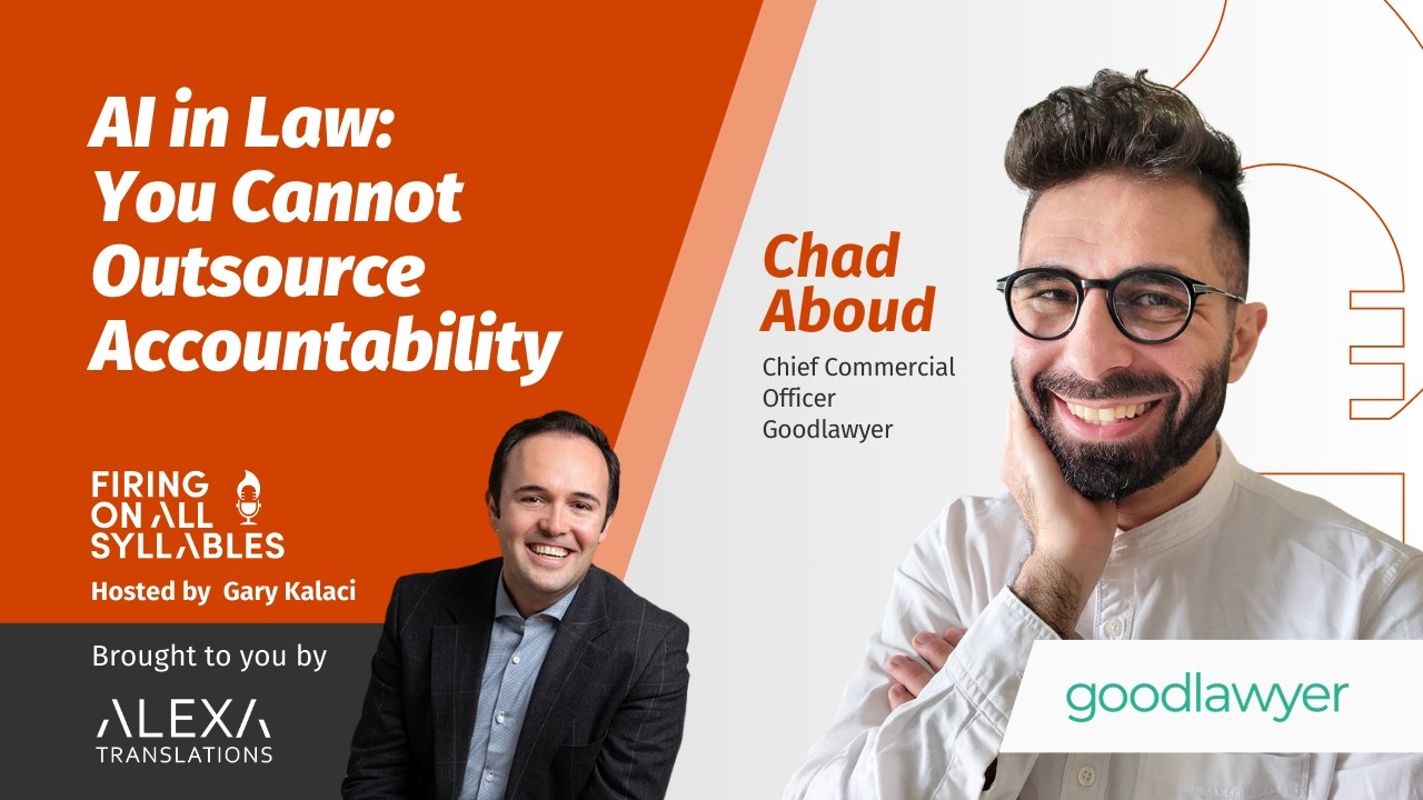 A.I. in Law: You Cannot Outsource Accountability with Chad Aboud - YouTube