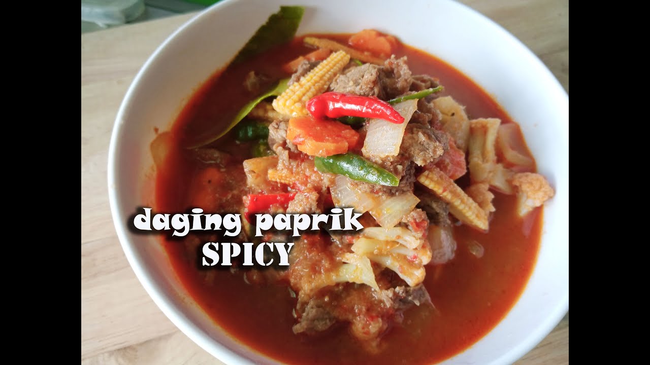 RESEPI DAGING PAPRIK - YouTube