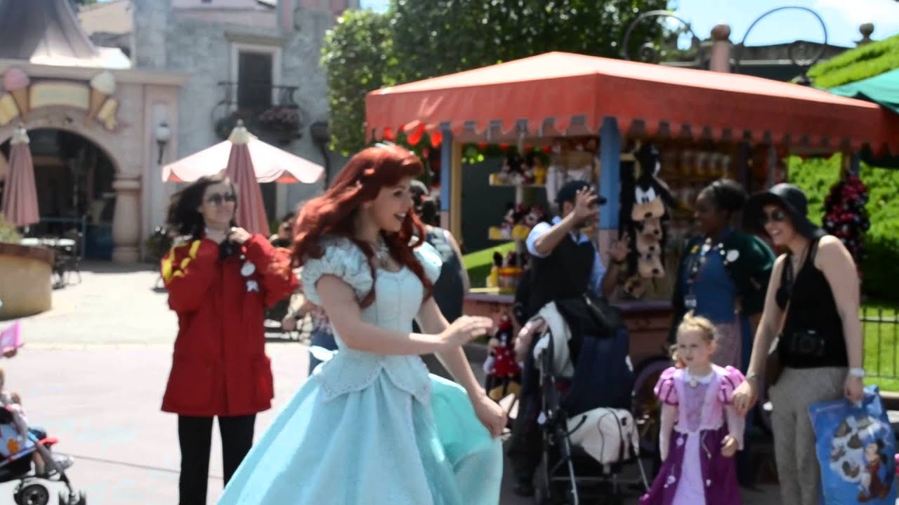 Ariel at Disneyland Pariis - YouTube