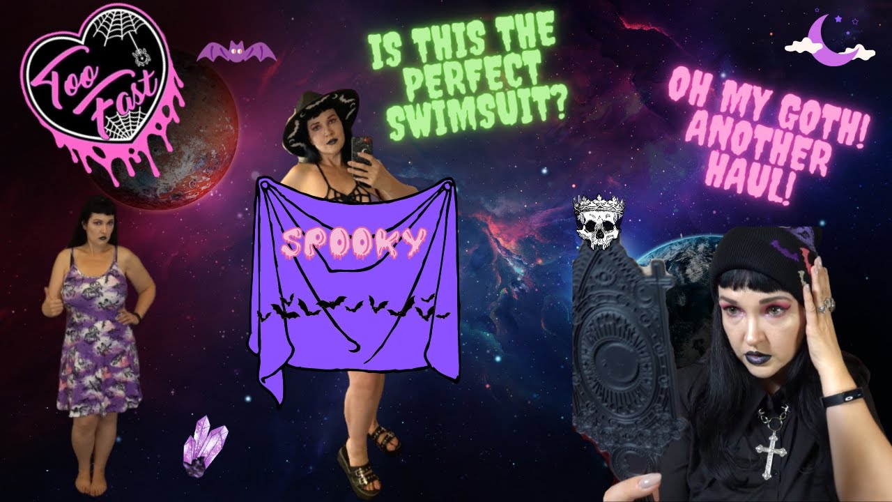 TOO FAST - GOTH CLOTHING HAUL AND UNBOXING - OCT 2022 - YouTube