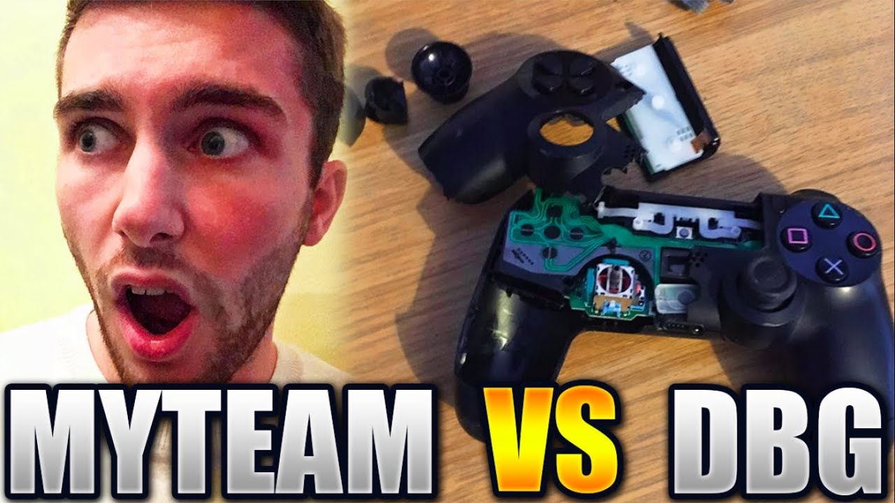 NBA 2K17 MYTEAM VS DBG!! RAGE = BROKEN CONTROLLER!! - YouTube
