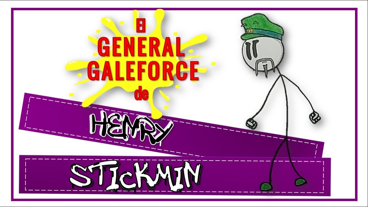 Cómo DIBUJAR y PINTAR al 👮GENERAL GALEFORCE🛡️ de Henry Stickmin/How to ...