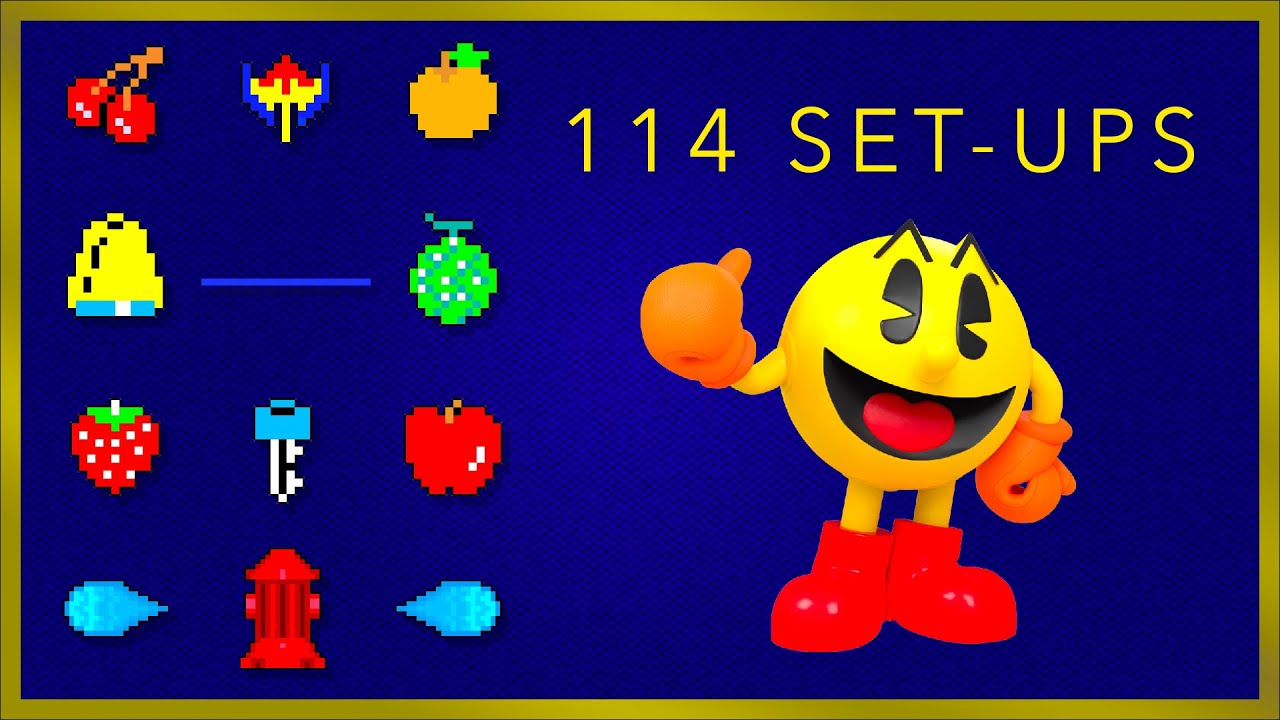 114 set ups PAC-MAN - YouTube