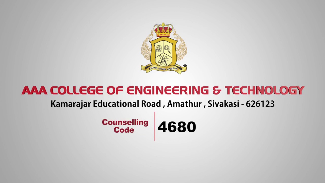 AAA COLLEGE OF ENGINEERING & TECHNOLOGY - TVC - 30 Secs - YouTube
