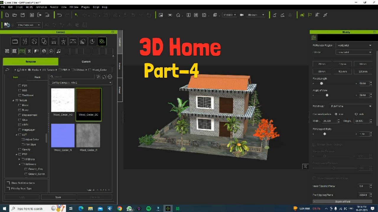 3D Home | iclon 8 3d animation video kaise banaye | iclone 3d animation ...