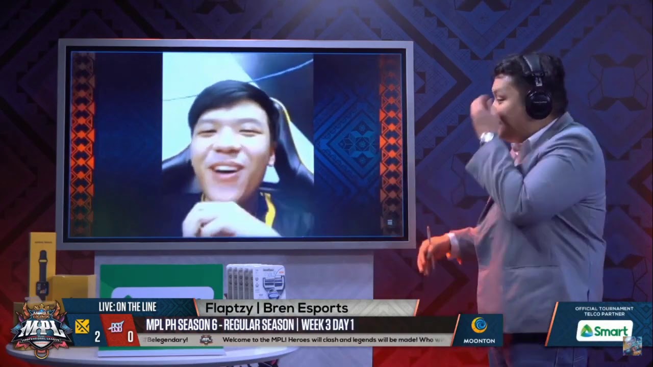 FLAPTZY INTERVIEW HABULAN SA BREN ESPORTS VS BSB - YouTube