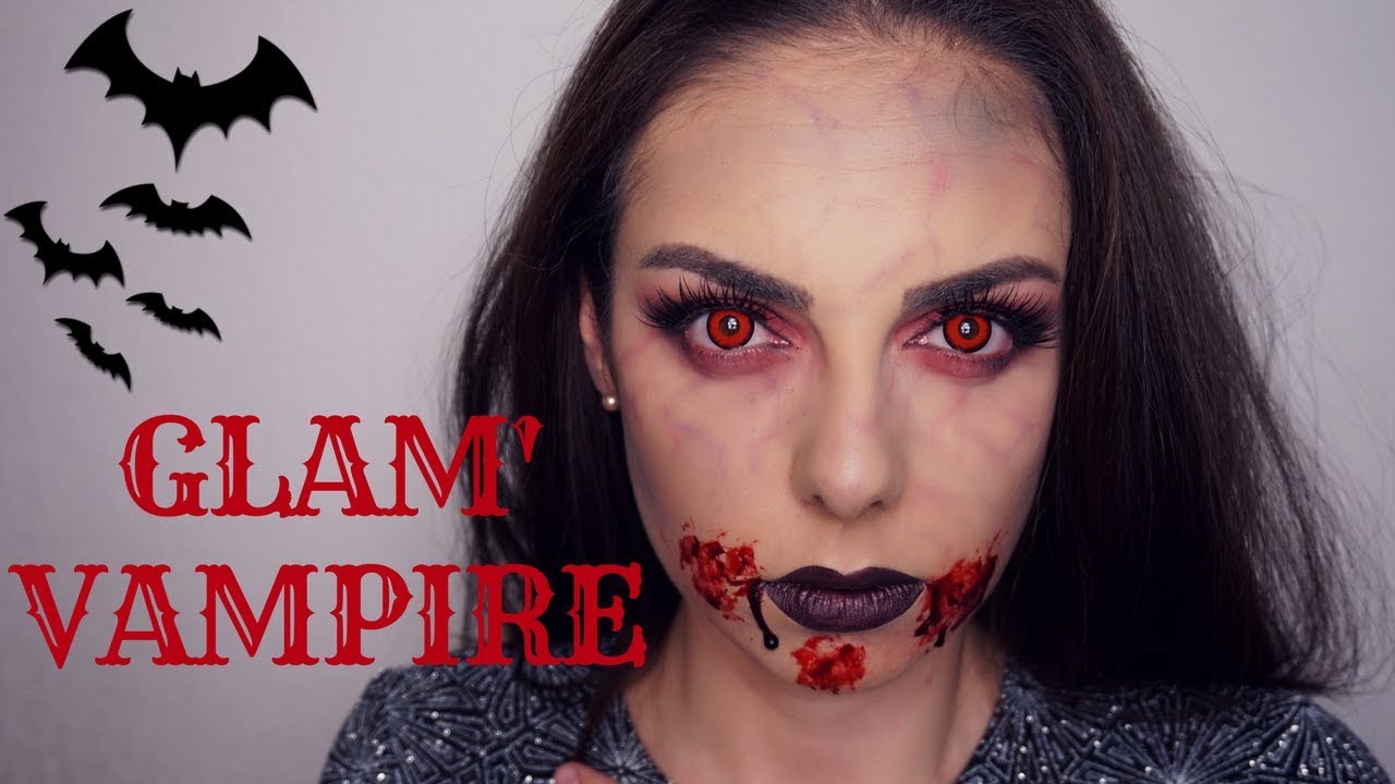 TUTO GLAM' VAMPIRE - Halloween 2017 - YouTube