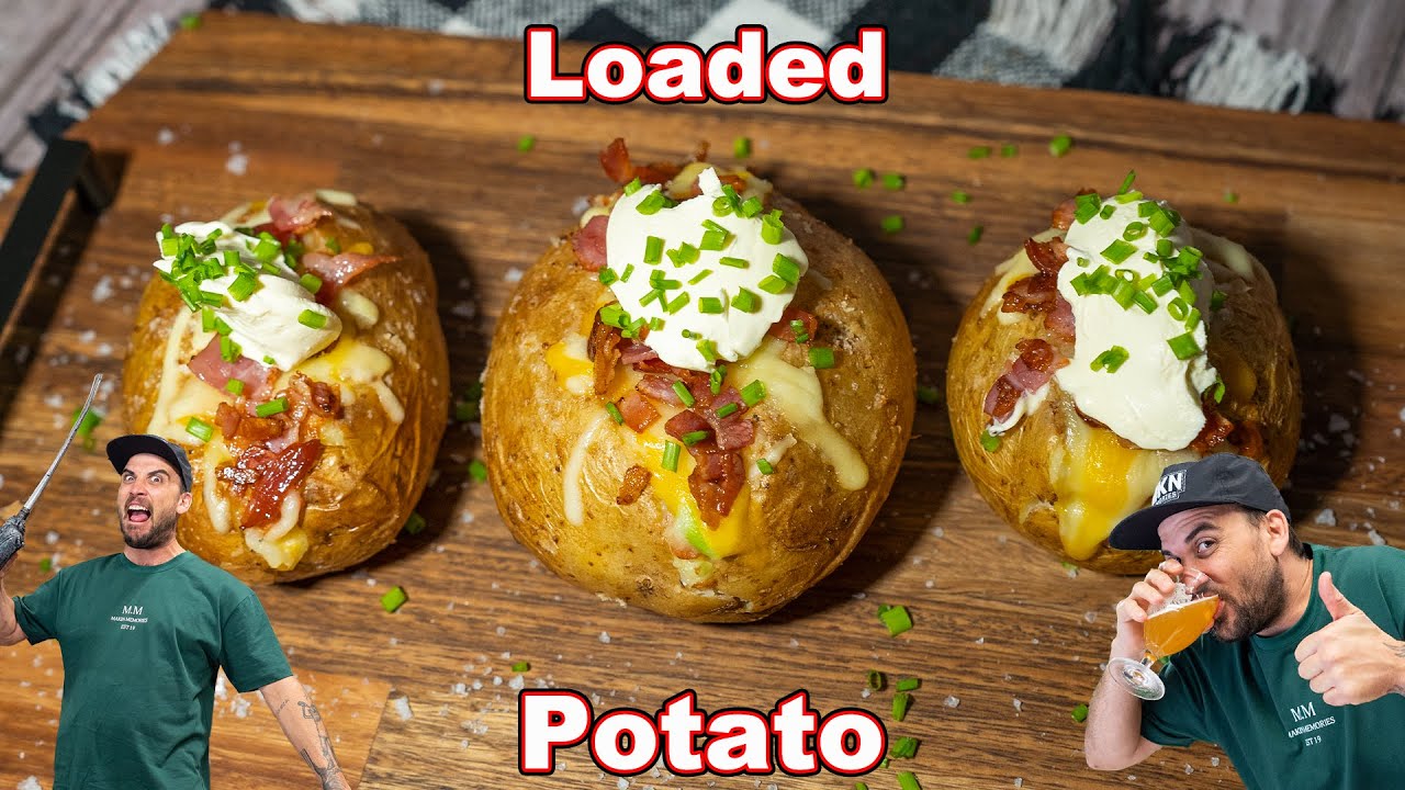Cheesy Loaded Potatoes - YouTube