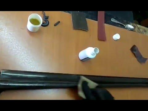 Воронение стволов - YouTube