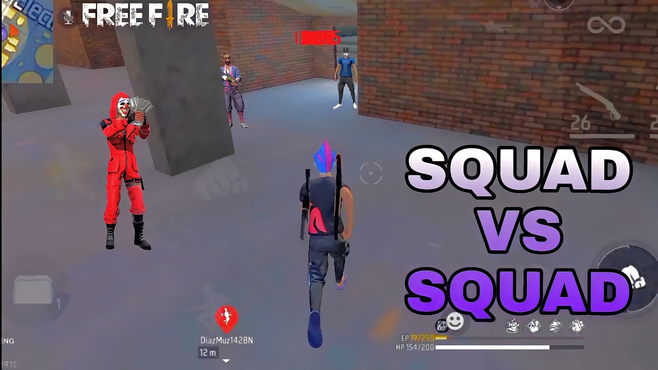 SQUAD VS SQUAD MATCH WITH RANDOM PLAYERS IN CS RANK FULL GAMEPLAY ...