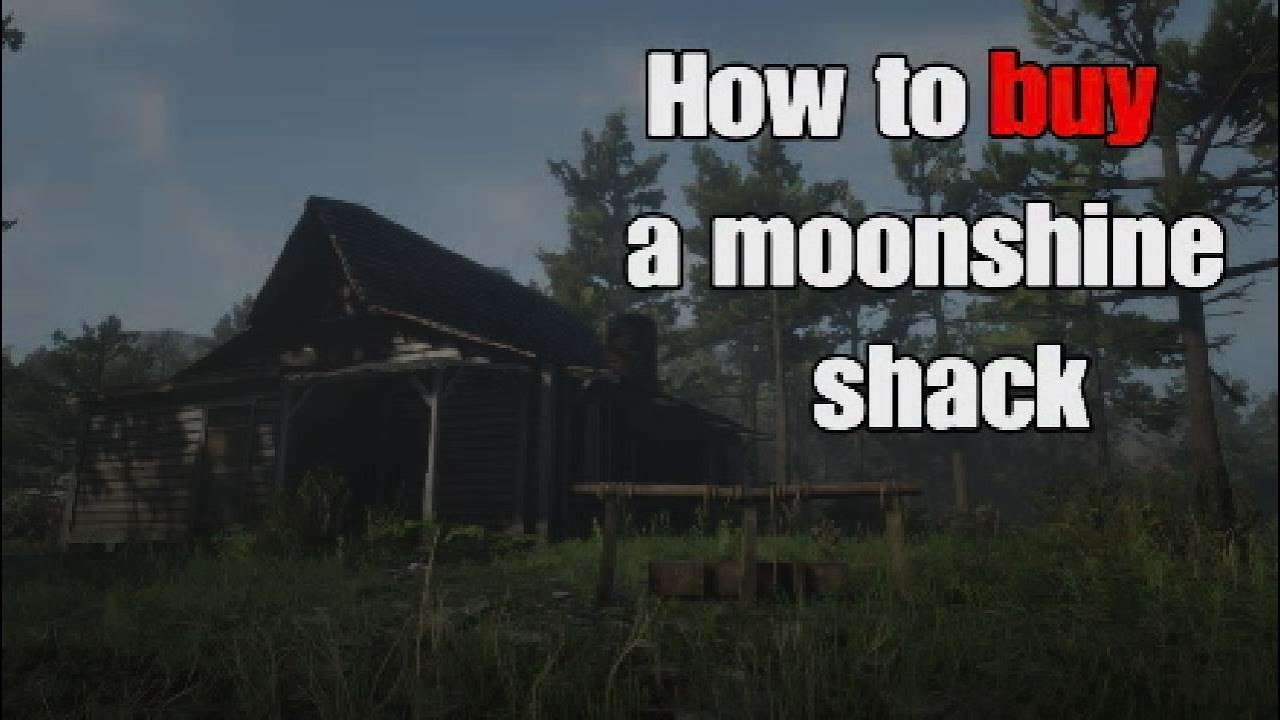 How to buy a moonshine shack in rdr2 - YouTube