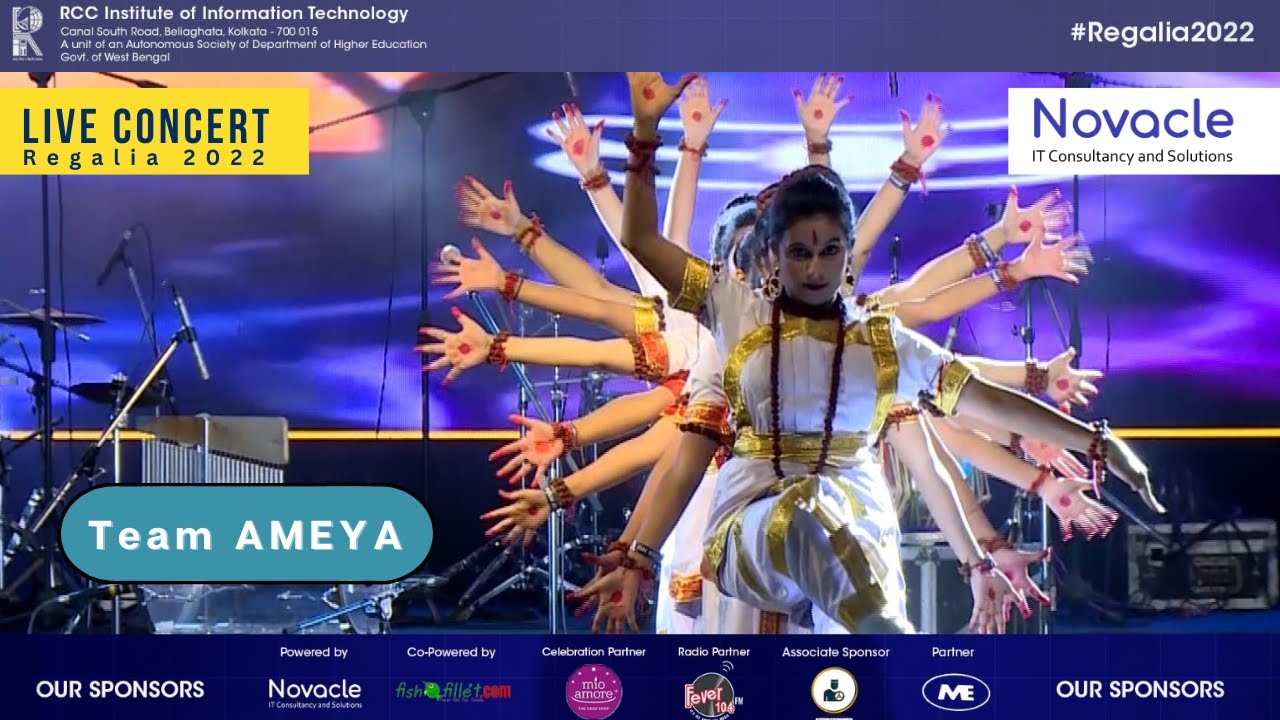 #RCCIIT | SHIVA | Team AMEYA performing in dance competition | Regalia ...