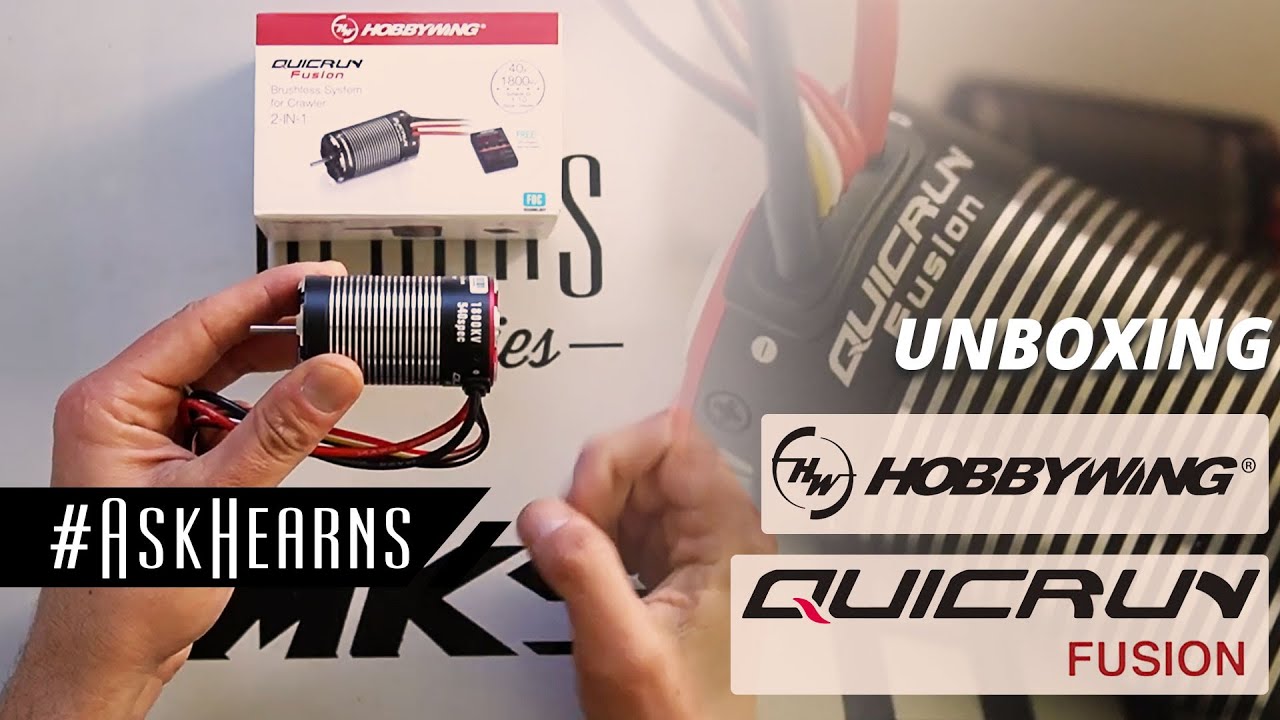 Hobbywing Quicrun Fusion 2-in-1 Brushless Motor | #askHearns | # ...