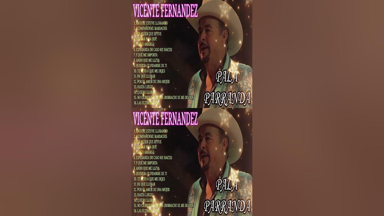Vicente Fernández - Pa'La Parranda (Nuevo Álbum Completo 2024) - YouTube
