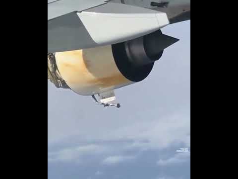 Engine EXPLODES air France a380 FORCED to return on EMERGENCY Landing ...