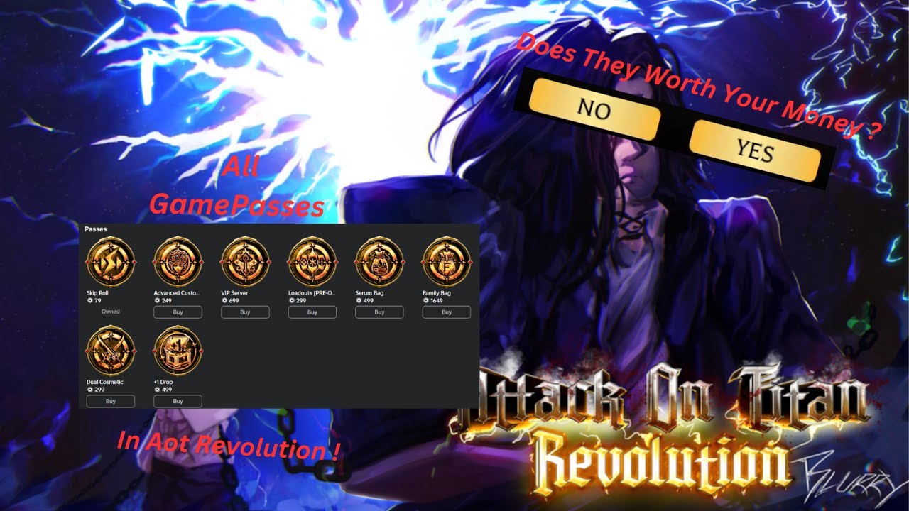 AOTR || All Gamepasses Explained | What gamepass you really need ...