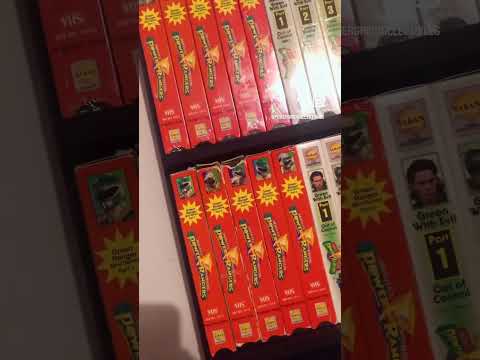 Power Rangers VHS Collection! #powerrangers #mmpr #mightymorphinpowerrangers #vhs #vhscollection