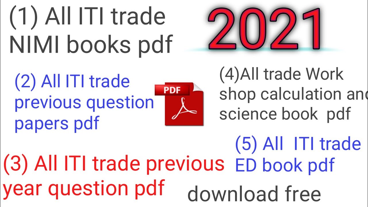 download ITI trade NIMI books pdf free | NCVT NIMI BOOKS - YouTube