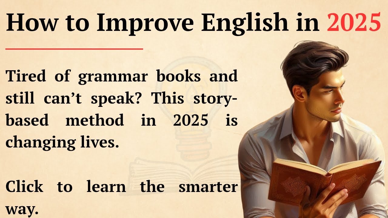 How to Improve English in 2025 🔥 | Learn English Through Story - YouTube