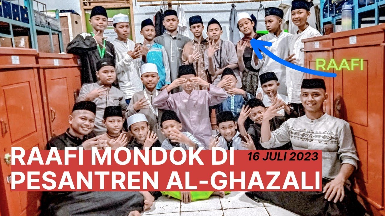 Ultah dan hari pertama mondok di pesantren Al-ghazali Gunung sindur ...