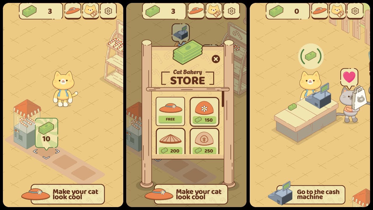Cat Supermarket Bakery Game Mobile Game | Gameplay Android - YouTube