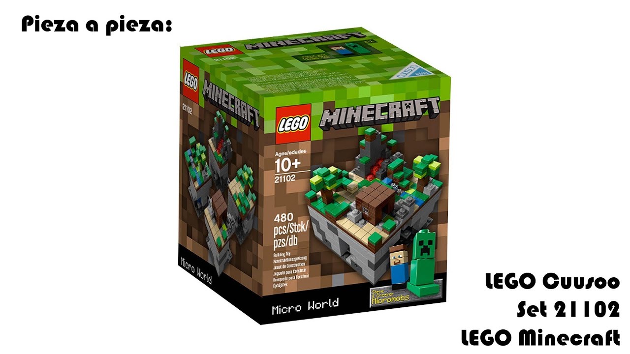 Pieza a pieza 5: Lego Cuusoo Set 21102 Lego Minecraft - YouTube