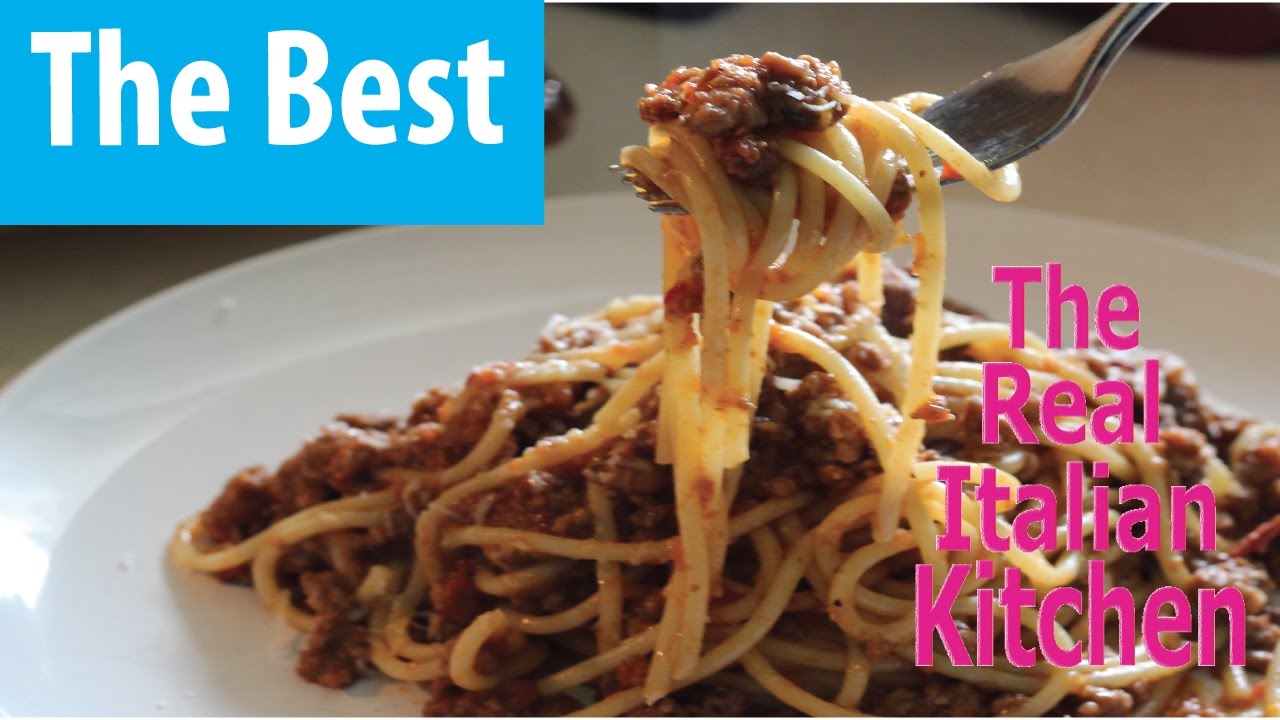 How to make Authentic Italian Meat Sauce (Bolognese) - REAL ITALIAN ...