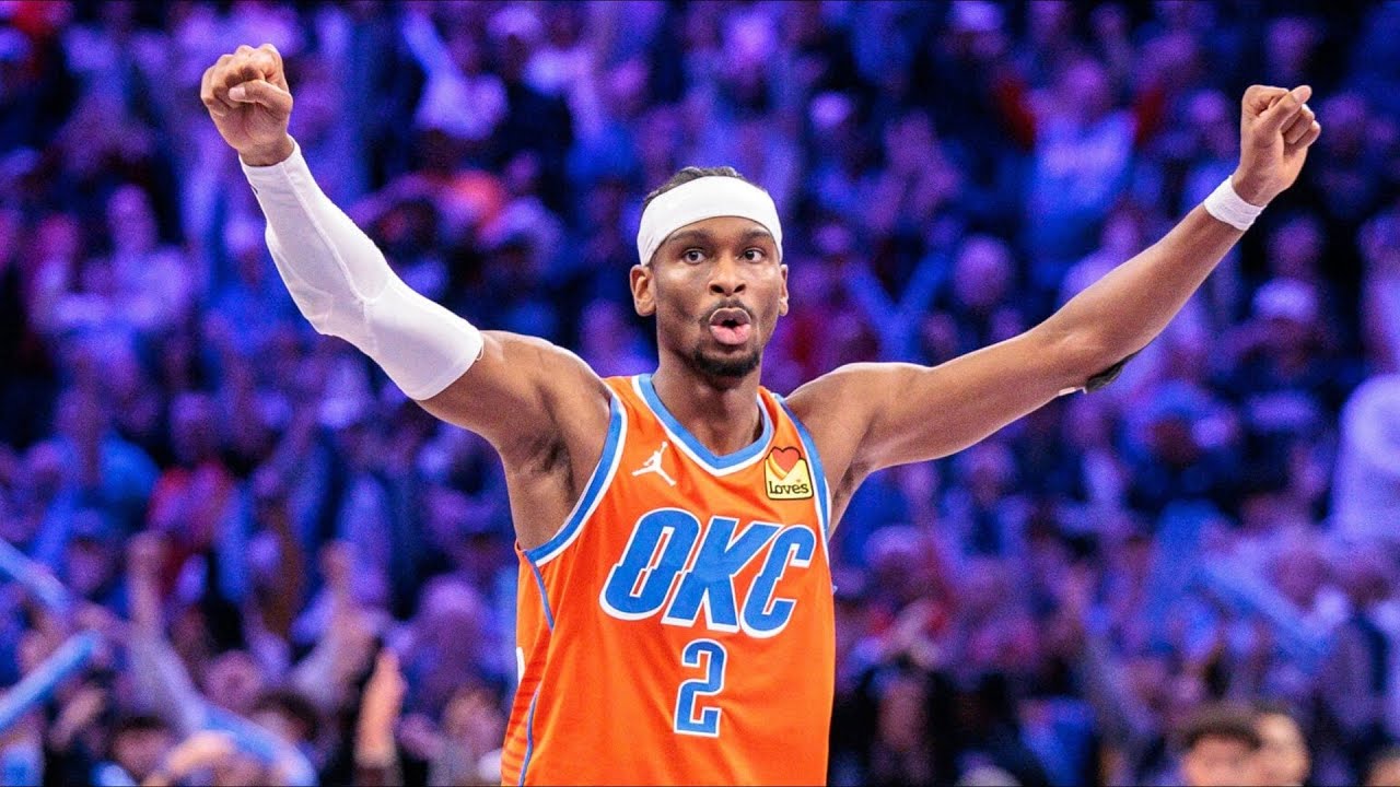 SGA 40 Pts vs Edwards 31! Thunder Win 10 Straight 18-1 Start! - YouTube