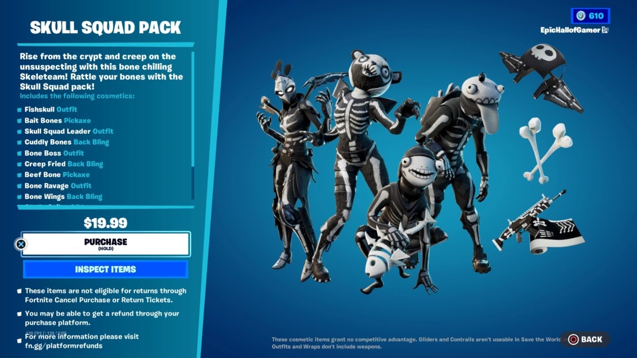 Fortnite | GHOUL TROOPER, SKULL SQUAD PACK RETURN + NEW LETILTZ'S ...