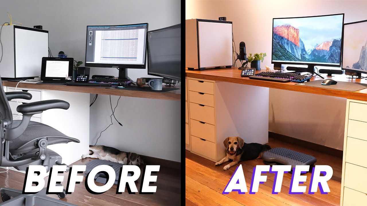 CLEAN and Cheap: Cable Management - YouTube