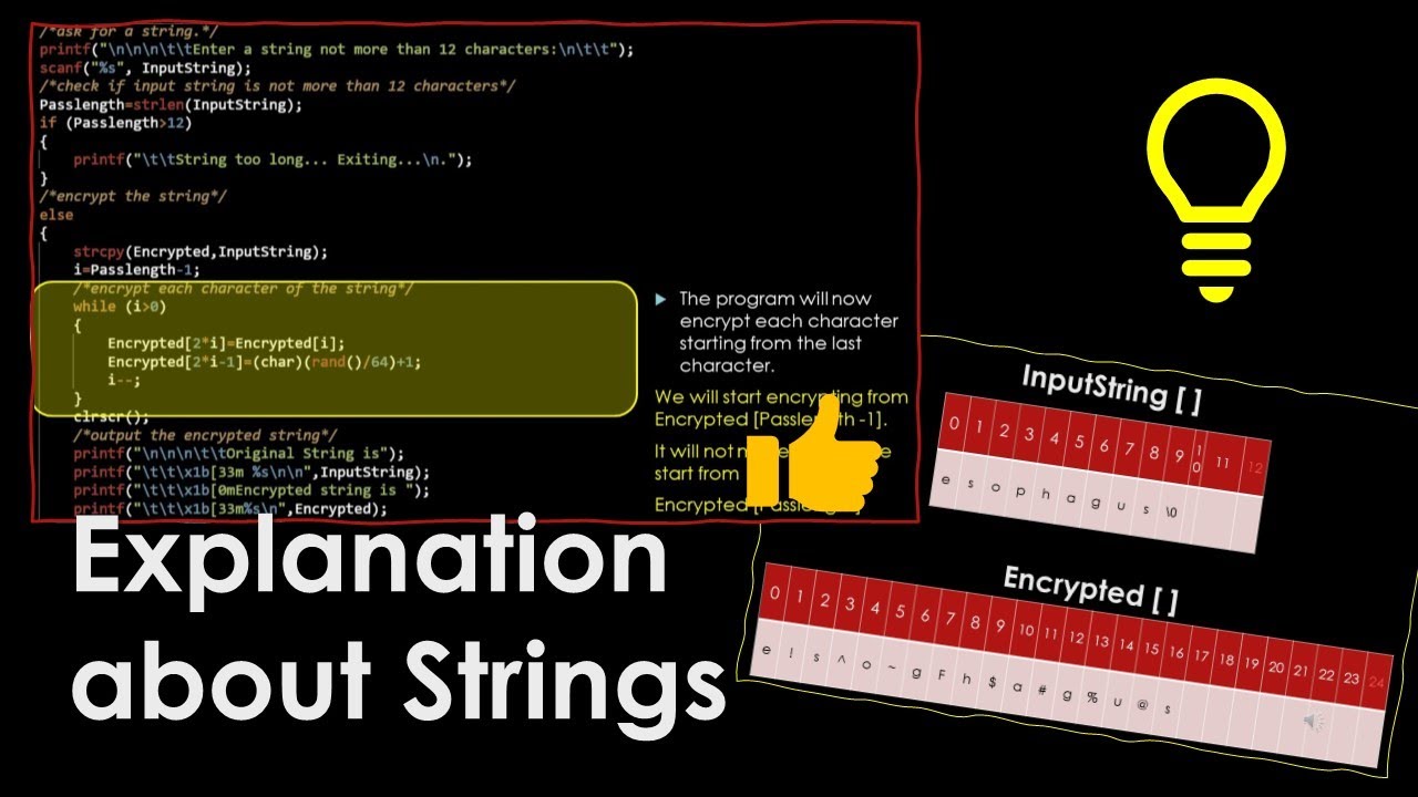 Explanation about Strings - YouTube