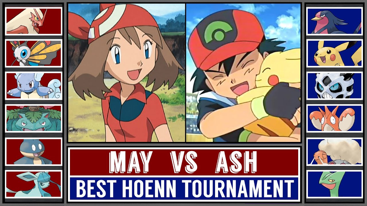 Semifinal: MAY vs ASH | Best Hoenn Trainer Pokémon Tournament [Battle ...