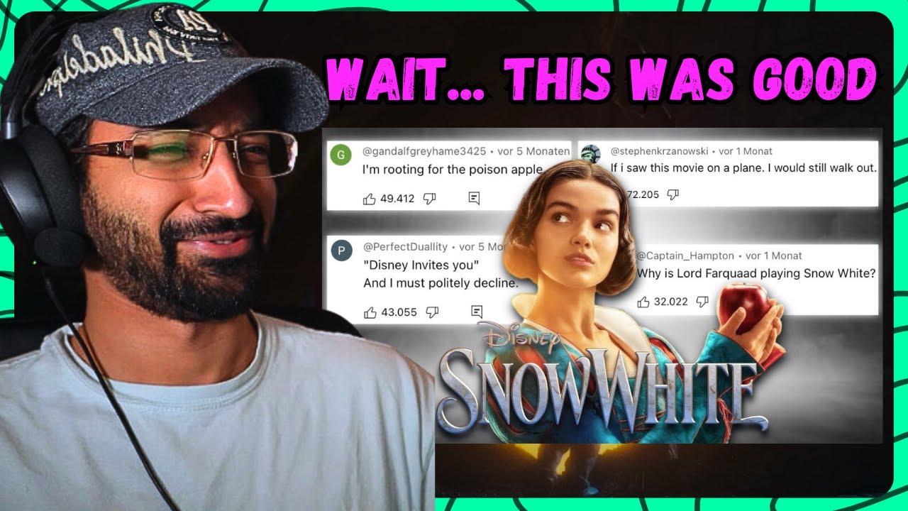 FUNNIEST Snow White Trailer Comments (as a Song) - YouTube