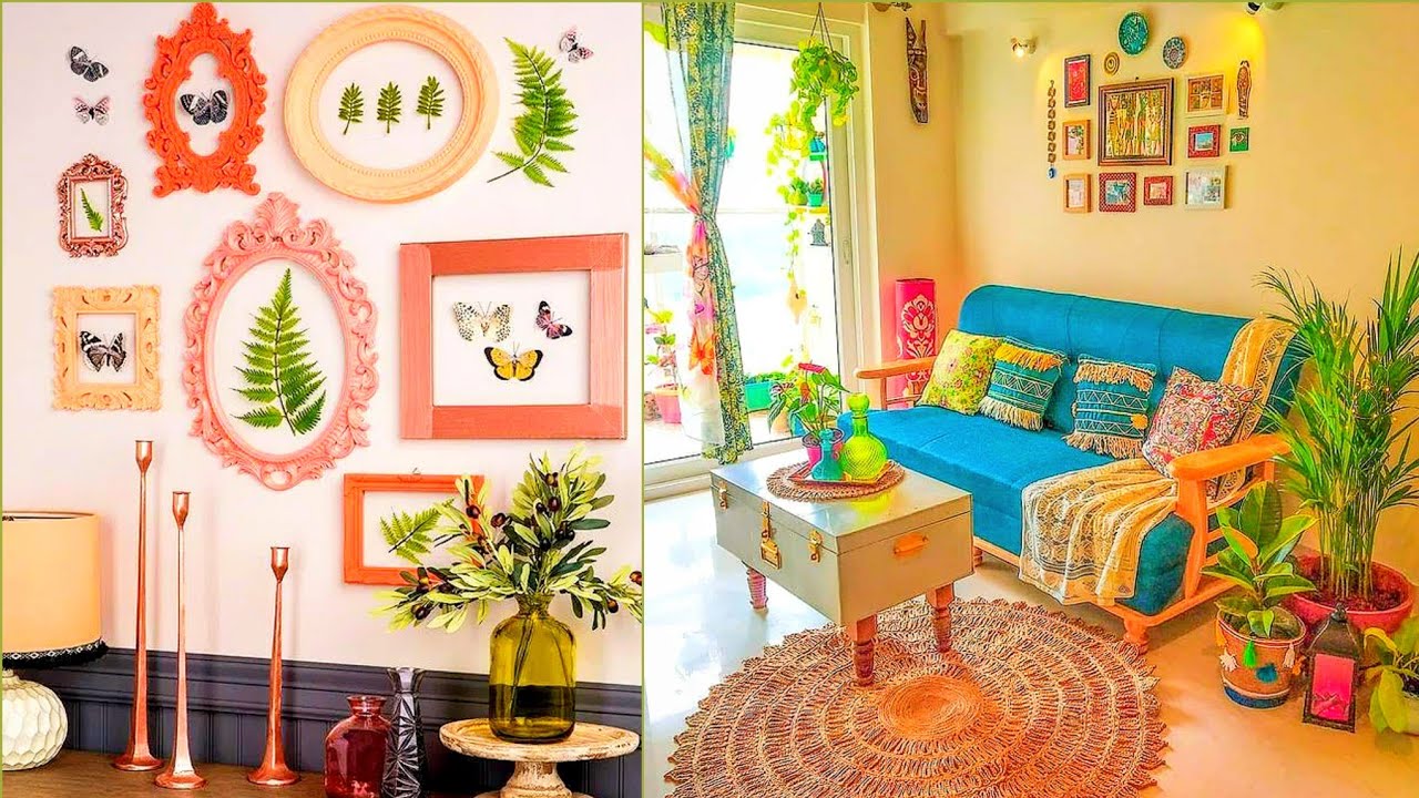 Very Well Decorated Wall Decoration Ideas With Paintings - YouTube