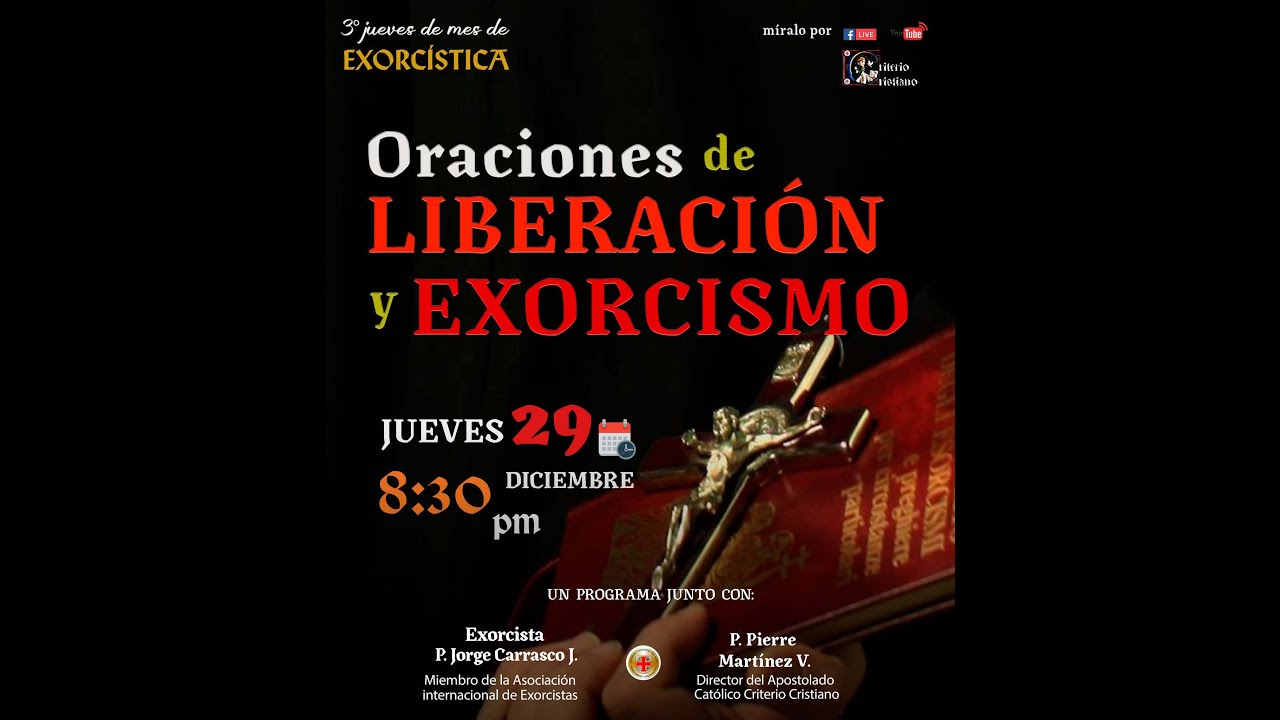 Exorcística: Oración de liberación y Exorcismo - YouTube