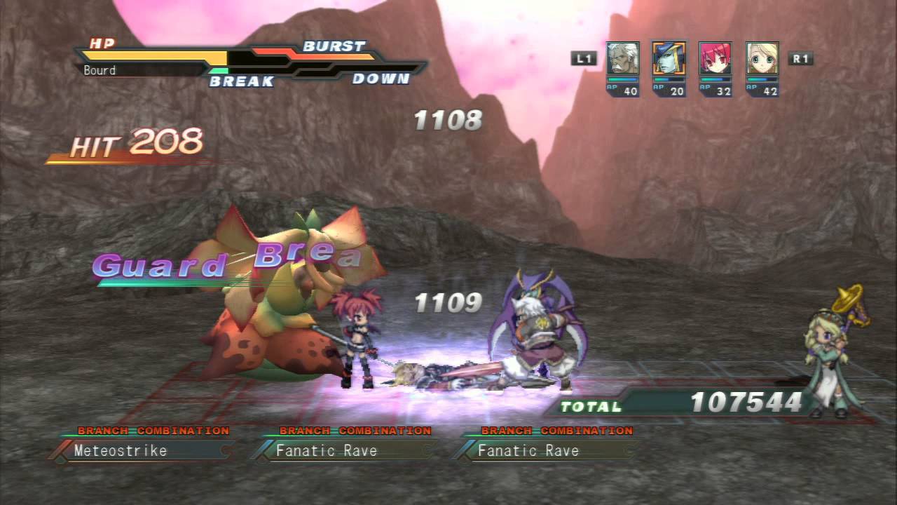 Cross Edge PS3 Boss battle (Hard) post game Bourd - YouTube