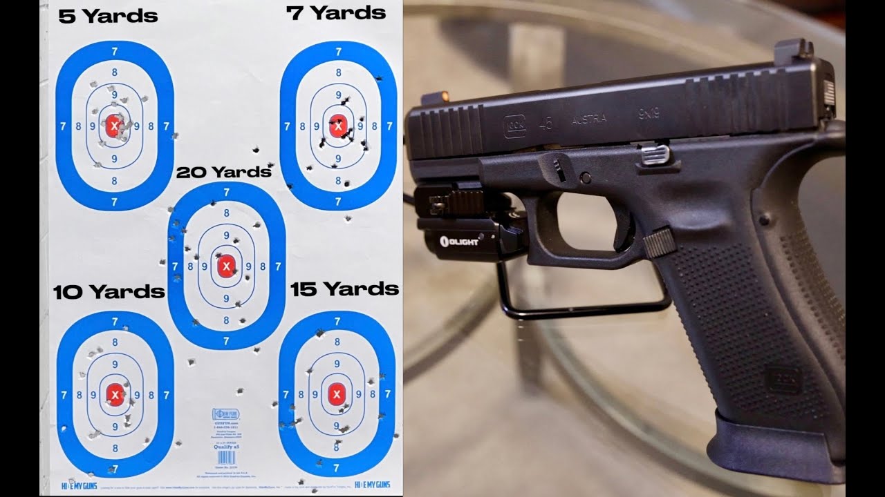 Glock 45 new mods first shots! Did my accuracy improve with the new ...