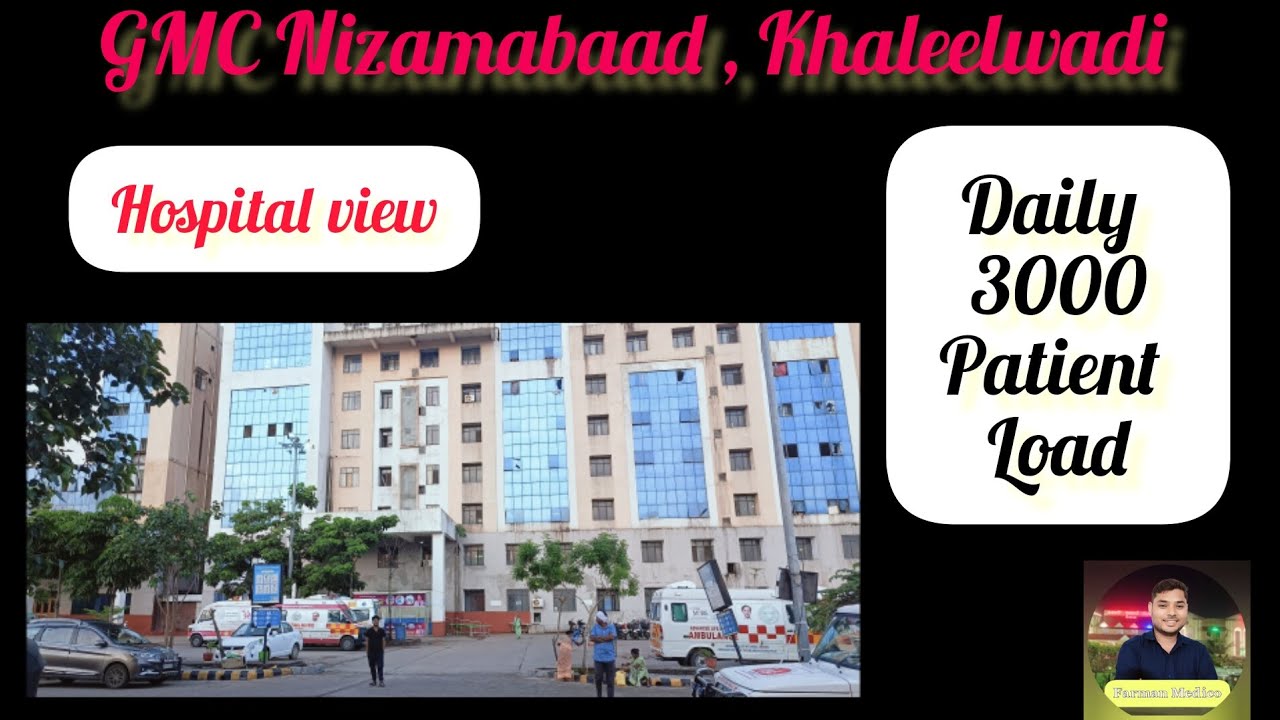 GMC Nizamabad Hospital tour !! 3000 patients per day ! very large ...