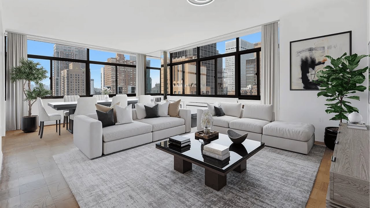 INSIDE a Midtown Corner Condo with Skyline Views & Triple Exposures ...
