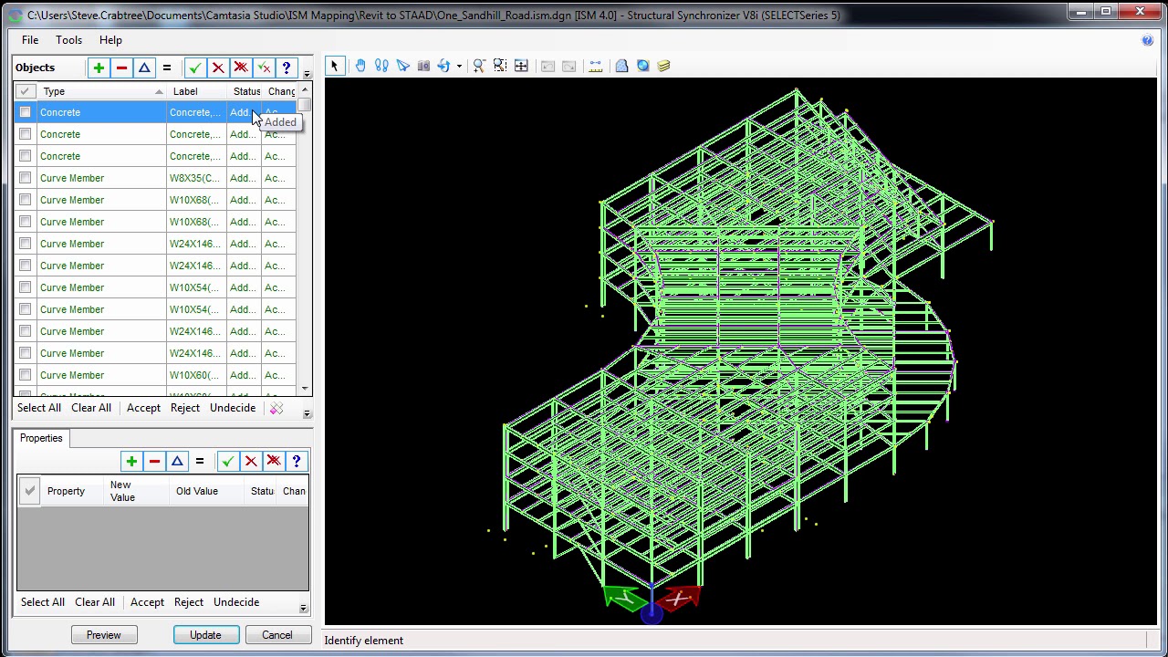 Importing STAAD model to Revit Structure | How to transfer your ...