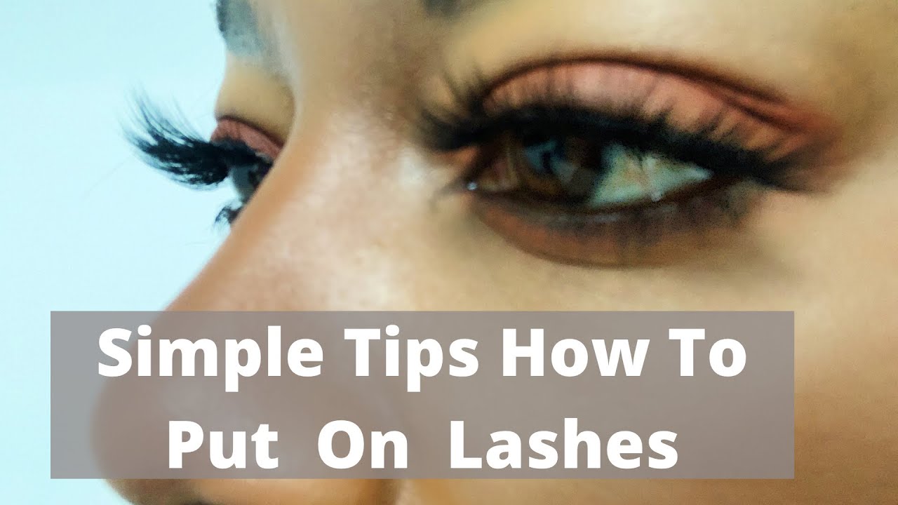 HOW TO PUT ON LASHES IN 2020 - YouTube