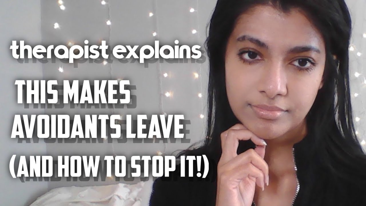 Therapist explains: THIS is a HUGE trigger that makes AVOIDANTS LEAVE - YouTube