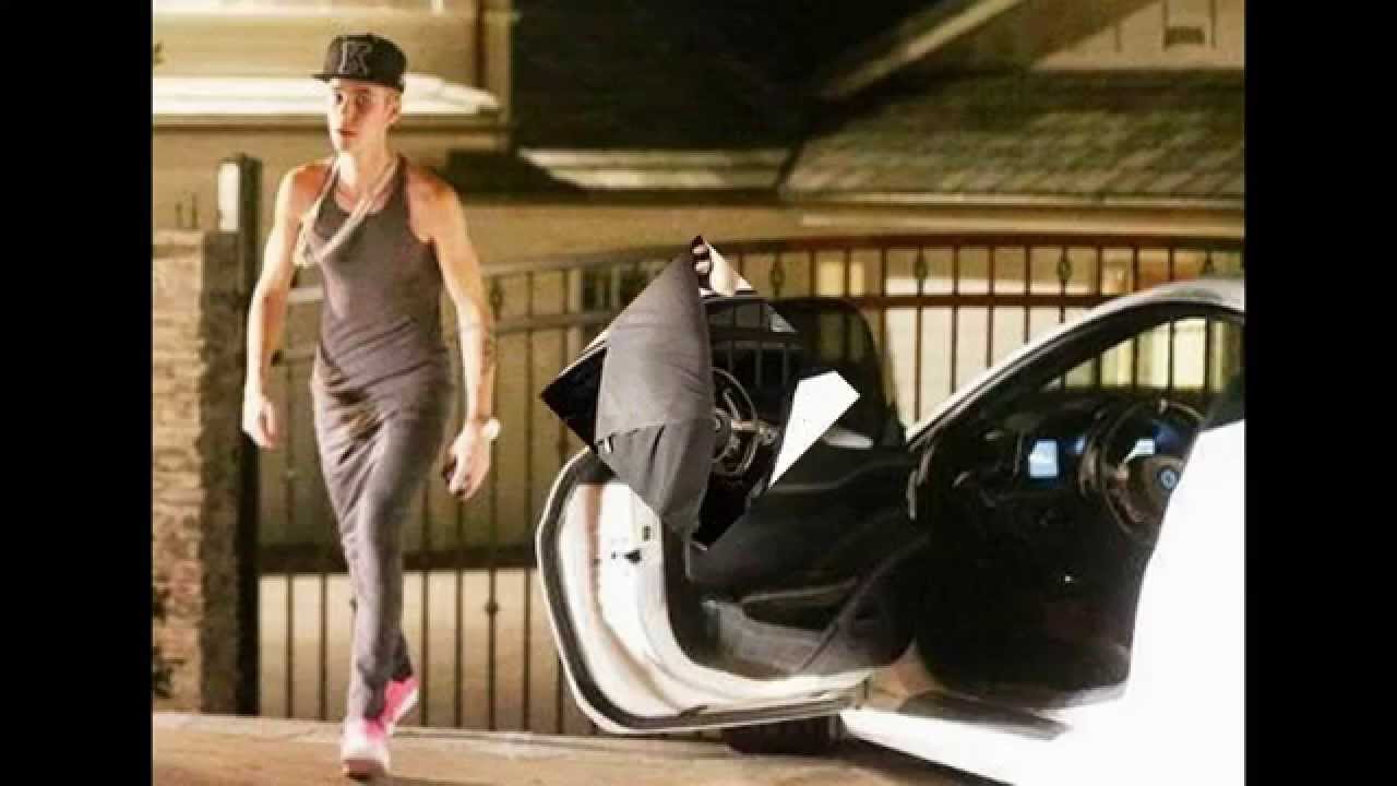 White Ferrari 458 Italia Justin Bieber