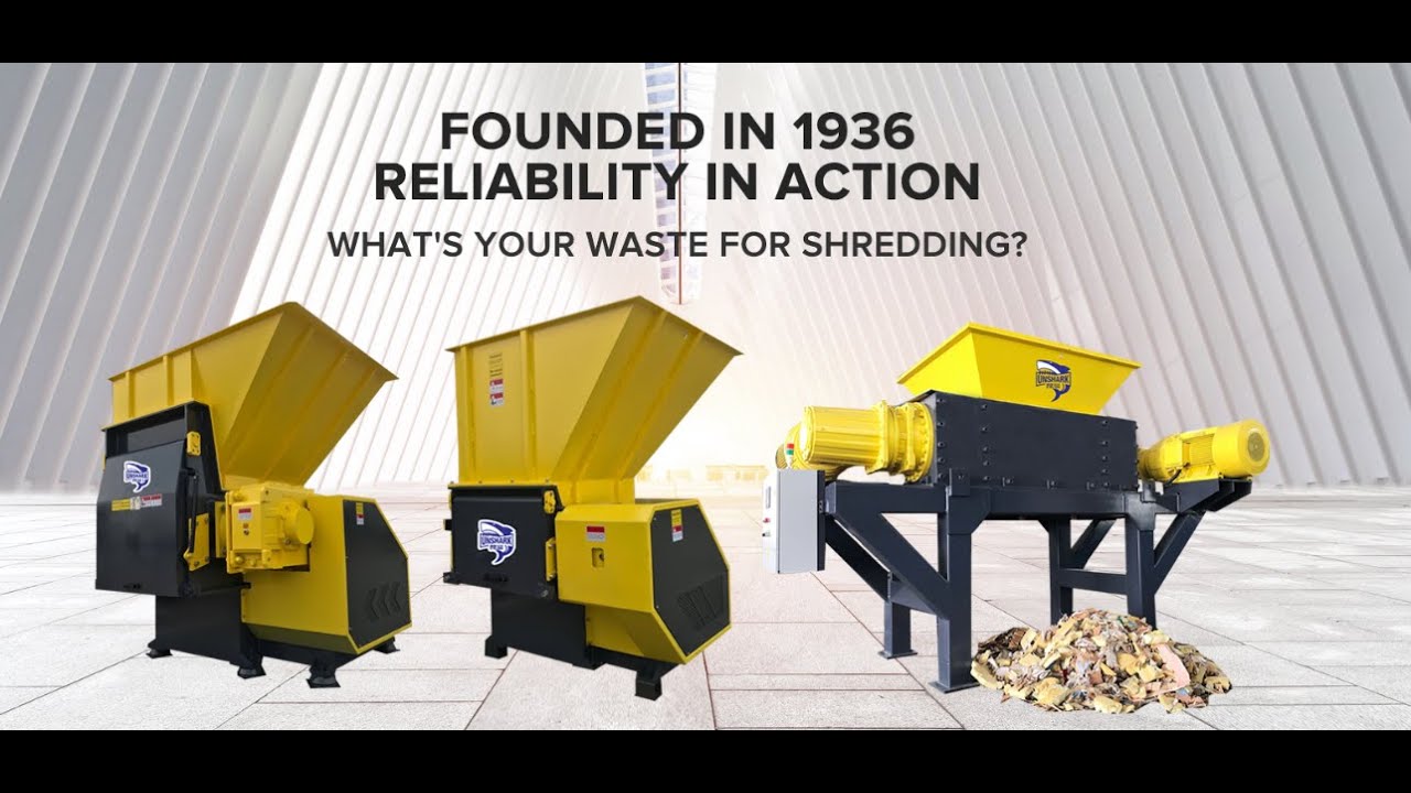 carpet Single Shaft Shredder with Swing pusher for recycling business ...
