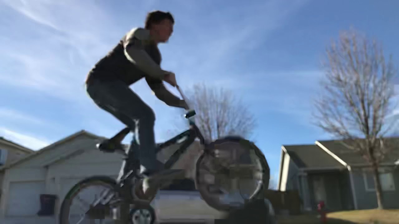 slow motion jumping ramp - YouTube