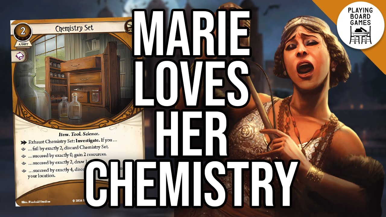Marie Lambeau loves her Chemistry Set! (ARKHAM HORROR: THE CARD GAME ...