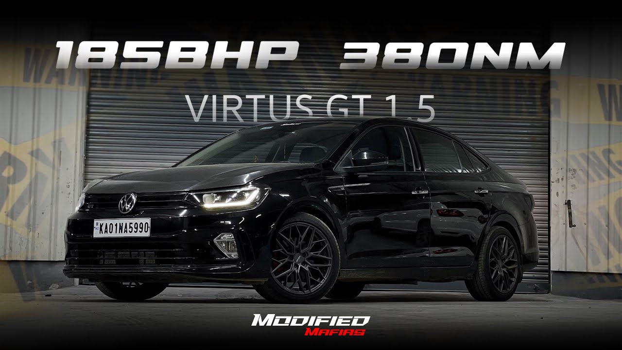 India’s First Volkswagen Virtus 1.5 GT Stage2 Tuned - YouTube