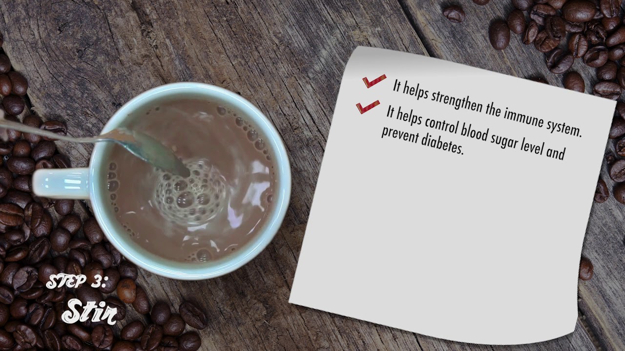 JC Good Leaf Instant Coffee Organic Ashitaba - YouTube